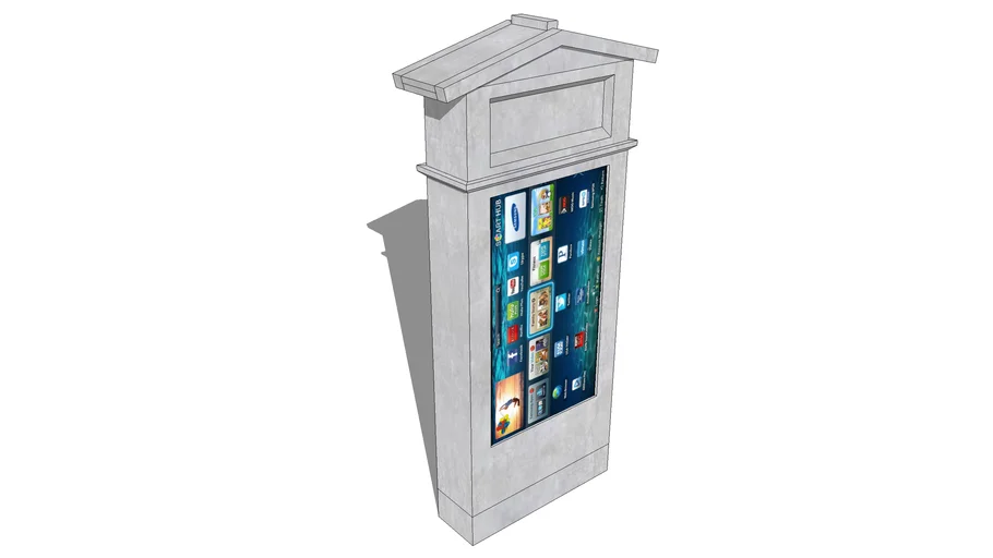 Vertical Info Display | 3D Warehouse