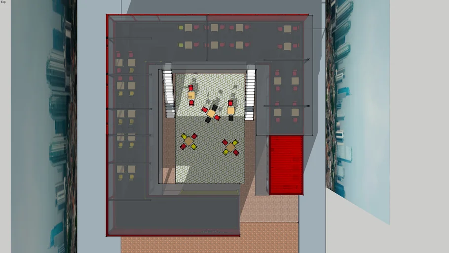 Container Food Cafe | 3D Warehouse