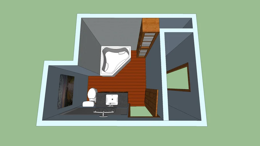 Split Bathroom Design