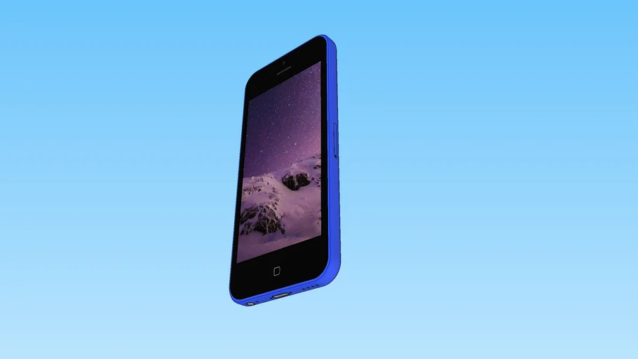 IPhone 5c Bleu | 3D Warehouse