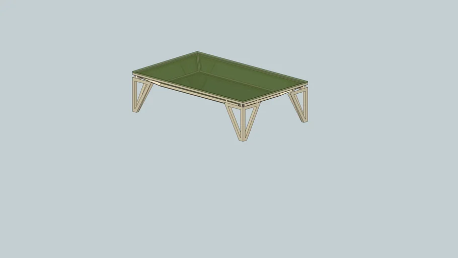 Prism display coffee table | 3D Warehouse