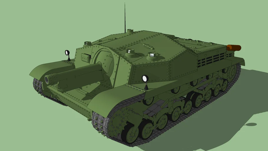 43M Zrinyi II Assault Gun | 3D Warehouse