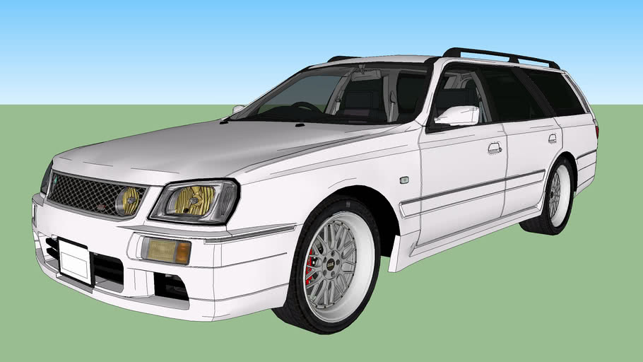 NISSAN STAGEA WC34 260RS AUTECH (SERIES I) | 3D Warehouse