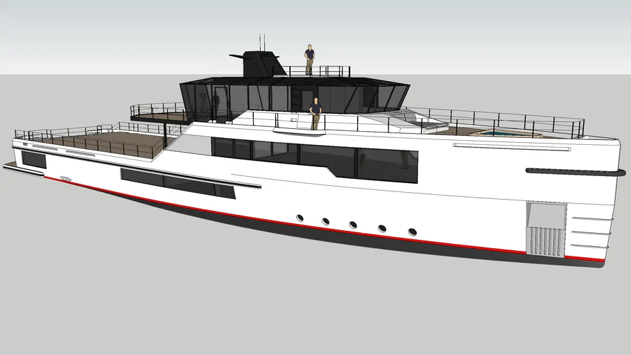 46m Explorer Yacht | 3D Warehouse