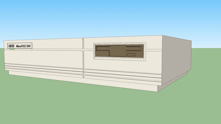 Digital DEC MicroVAX 3100 (Model DV-1) | 3D Warehouse