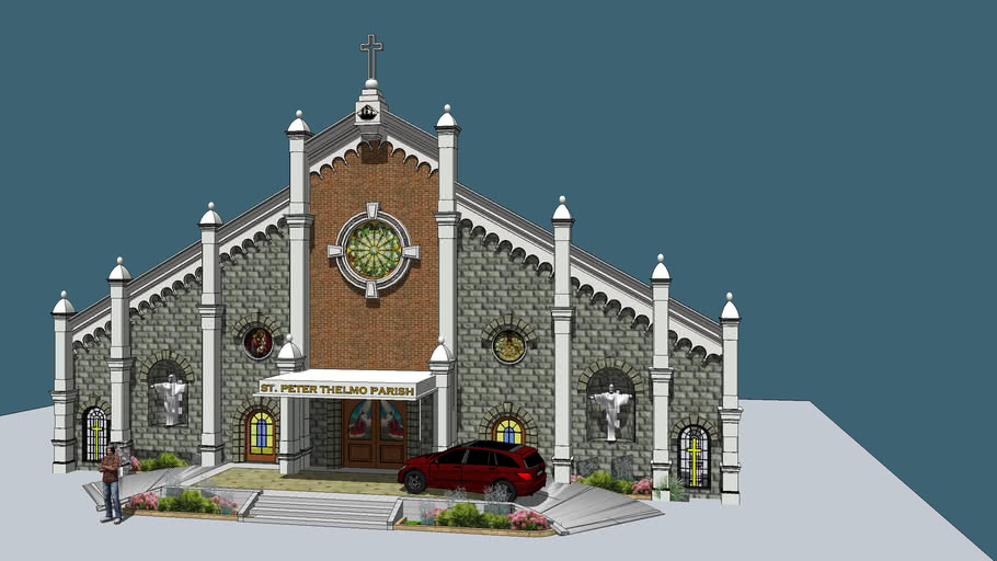CATHOLIC CHURCH FACADE | 3D Warehouse
