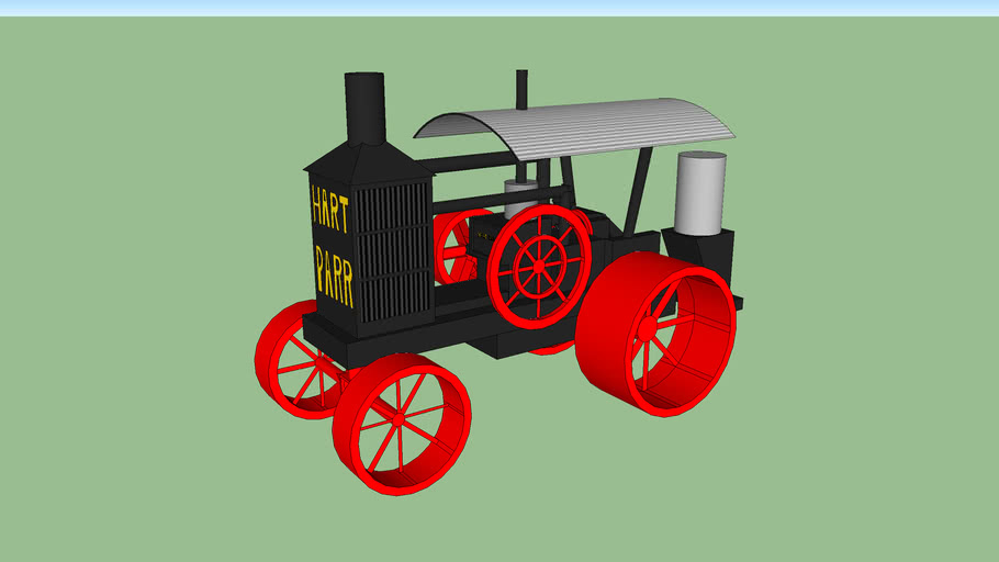 Hart Parr 30-60 Tractor | 3D Warehouse