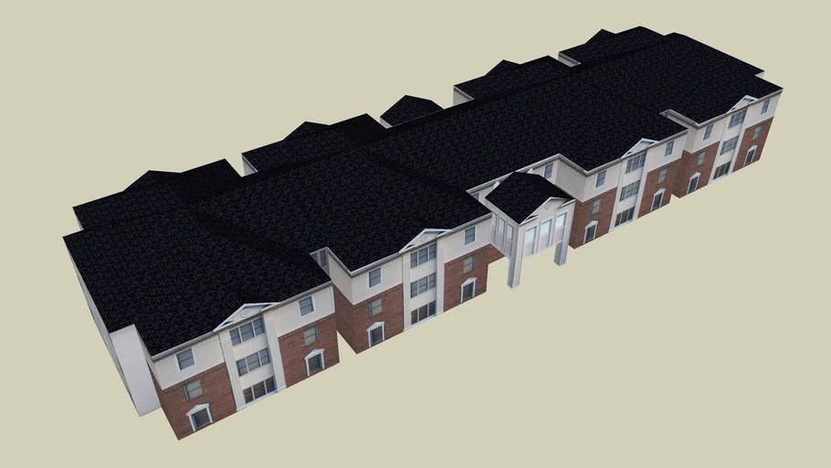 IPFW Student Housing on the Waterfield Campus, Building D | 3D Warehouse