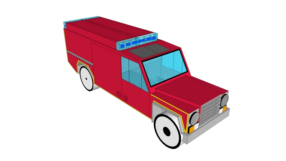 fire car 2 | 3D Warehouse