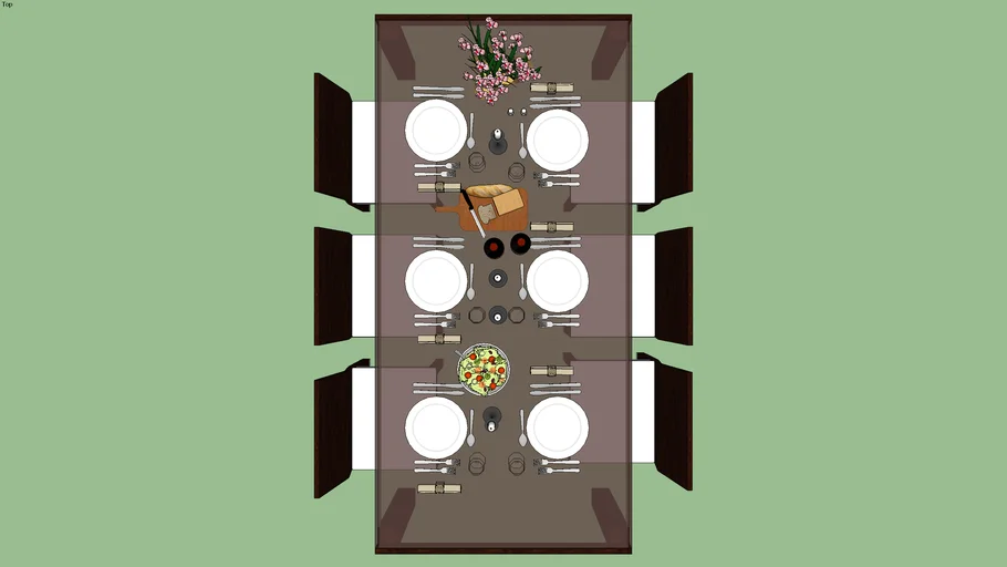 Comedor seis puestos | 3D Warehouse