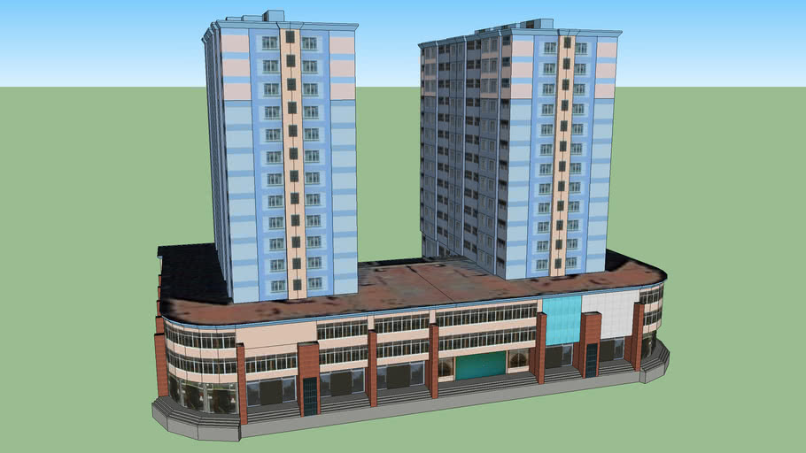 Chung cư 15 tầng | 3D Warehouse