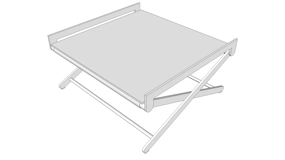 SIFAS OSKAR Repose pied Dalle de verre Blanc | 3D Warehouse