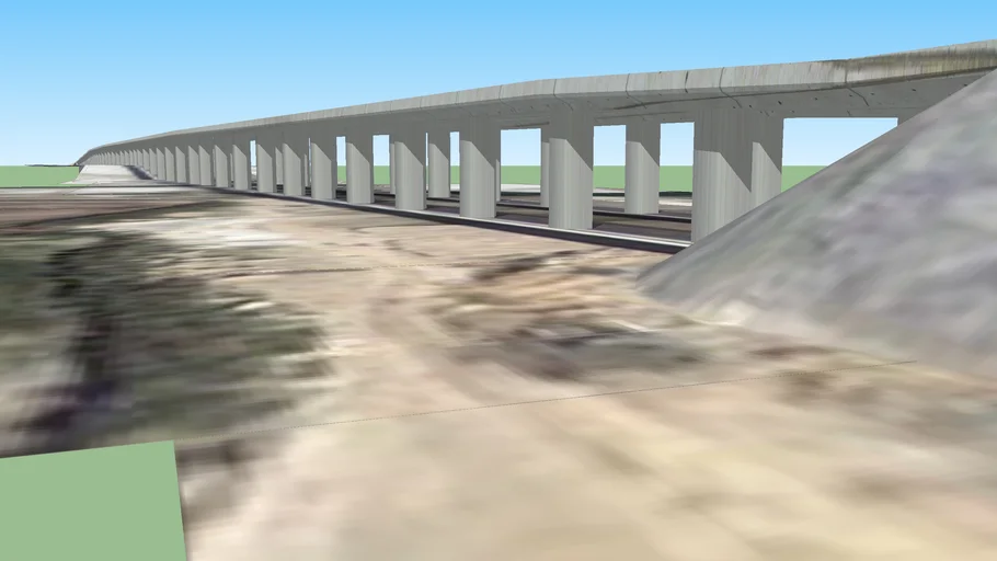NH 28 Ganga Overpass | 3D Warehouse