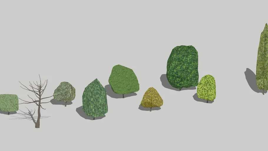 trees like on Google Earth | 3D Warehouse