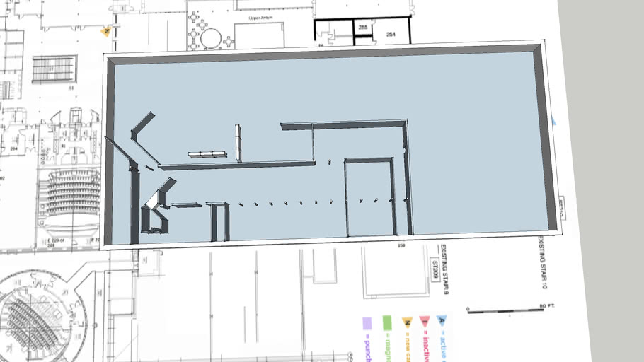 Blockbuster Gallery 2nd Floor Plan | 3D Warehouse