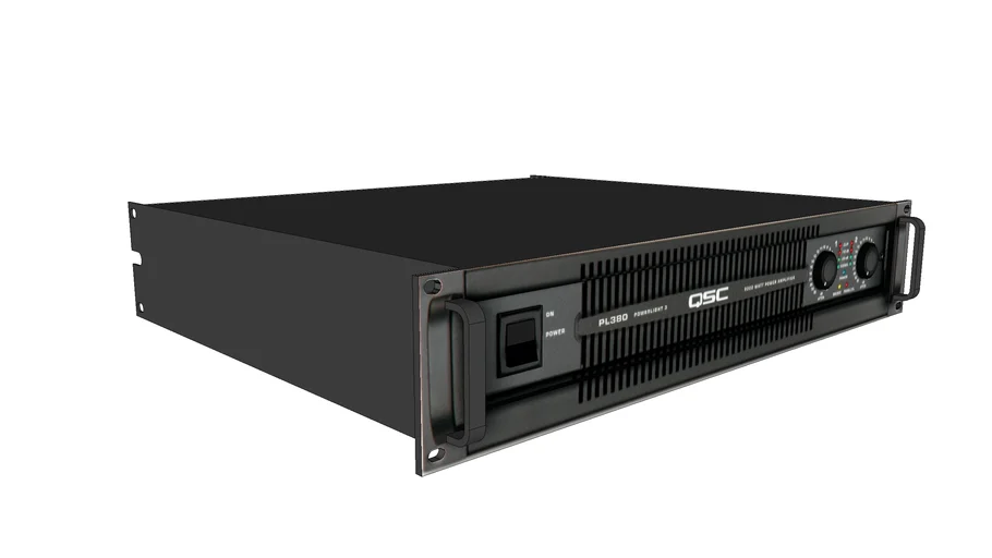 QSC Audio PL380 Amplifier | 3D Warehouse