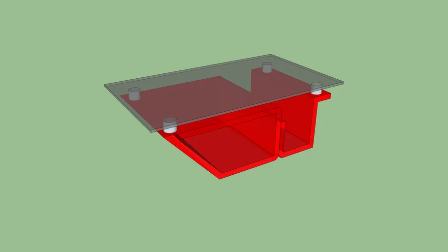 Glass teapoy | 3D Warehouse