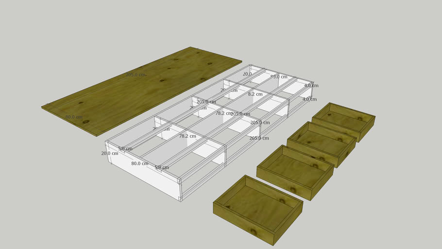 Easy Plywood Dipan By Erlangga | 3D Warehouse