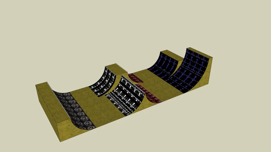 bmx mini ramp | 3D Warehouse