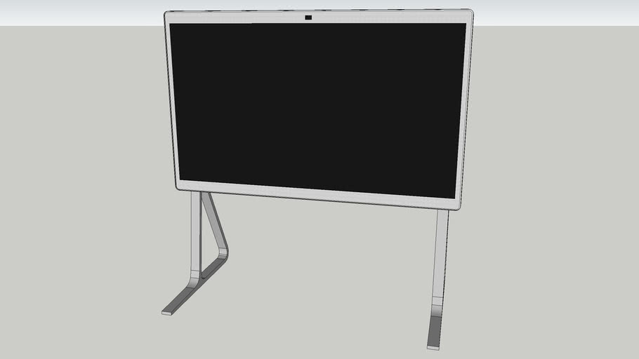 Cisco Webex Board 85, Floor Stand | 3D Warehouse