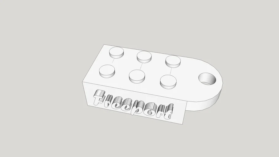 Lego Block with Name | 3D Warehouse