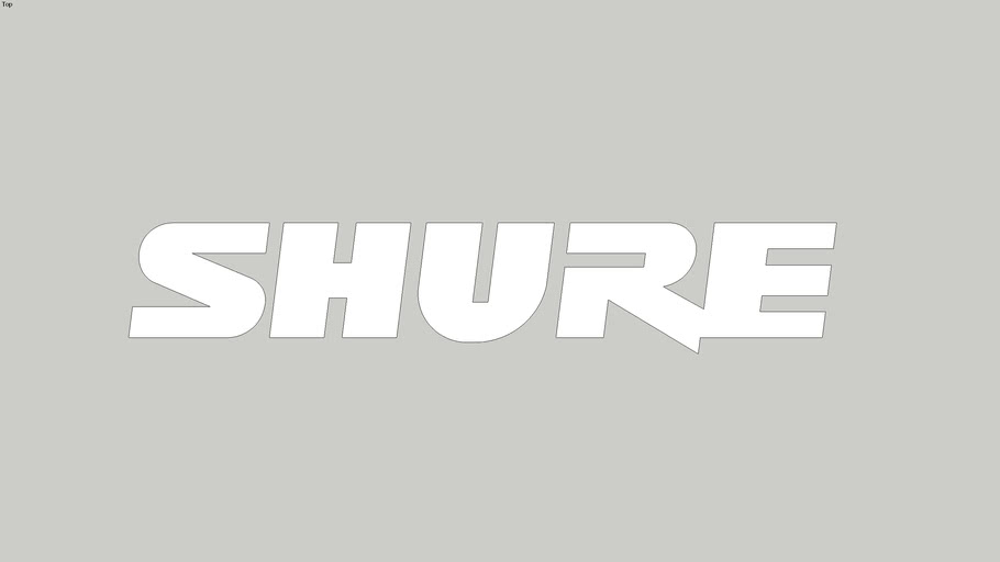 SHURE vector logo | 3D Warehouse