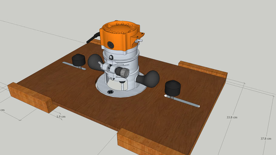 Soporte Router | 3D Warehouse