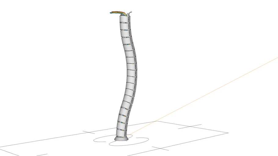 RUỘT KHỦNG LONG - Short Cable Snake | 3D Warehouse