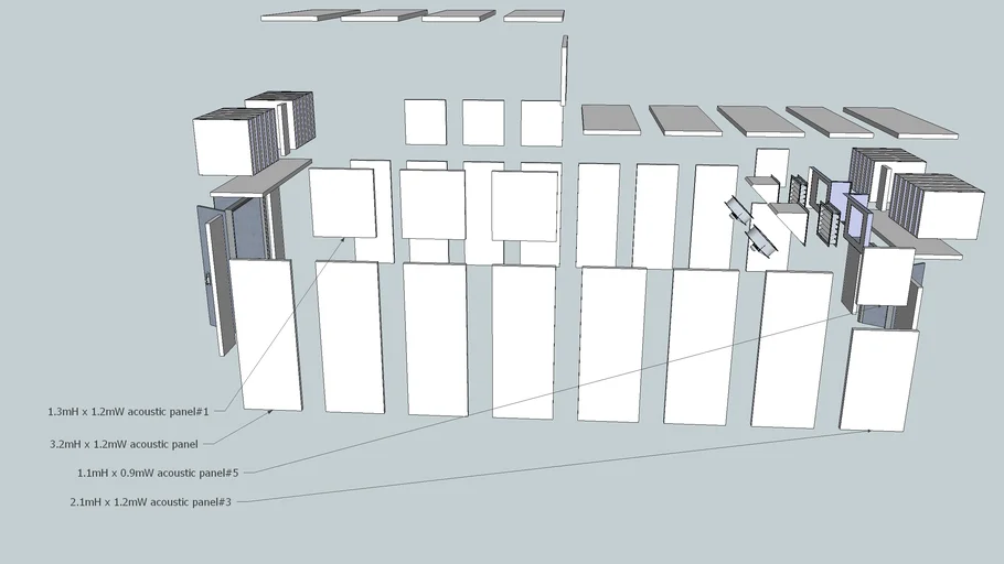 Acoustic Cell exploded view | 3D Warehouse