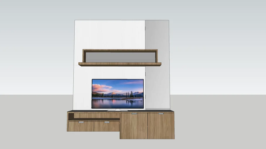 TV cabinet with mirror | 3D Warehouse
