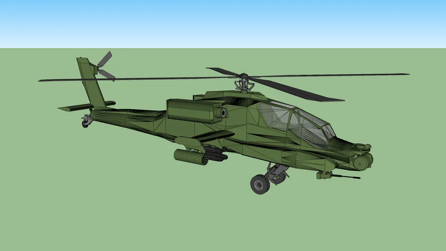 Hughes AH-64 Apache | 3D Warehouse