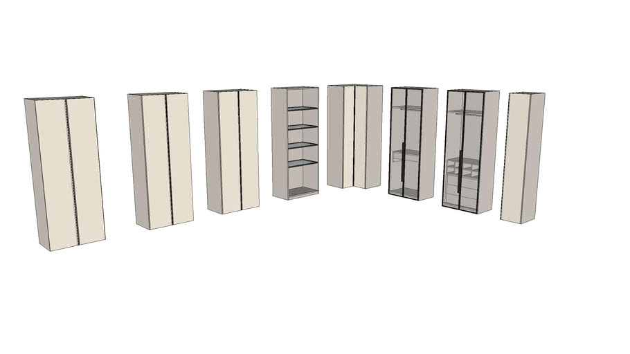 Wardrobe units | 3D Warehouse