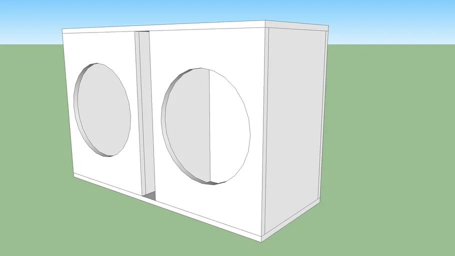 2 15' subwoofer box | 3D Warehouse