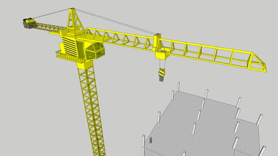 Tower Crane Machine | 3D Warehouse