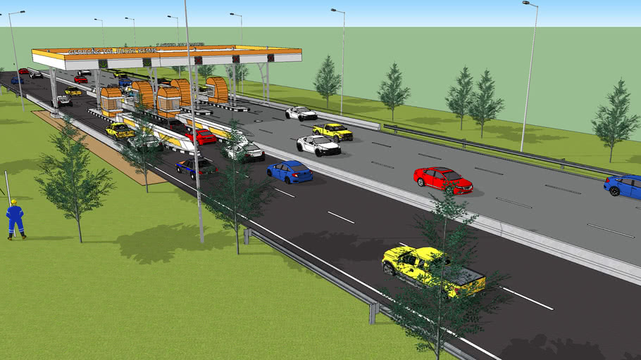 Toll Gate Pasar Kemis | 3D Warehouse