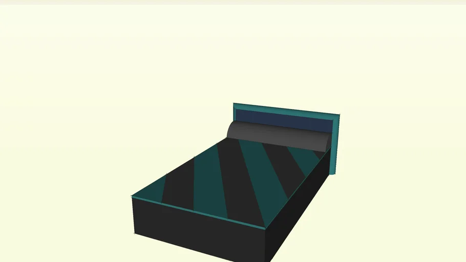 Simple Bed | 3D Warehouse