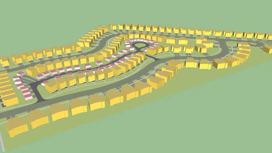 Prefurbia Massing Example: Site Study - Edmonton, Canada | 3D Warehouse