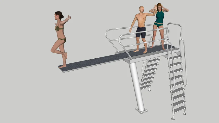 jump into the pool | 3D Warehouse