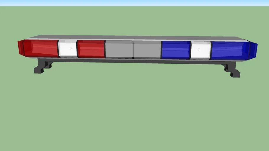 ct state police light bar | 3D Warehouse