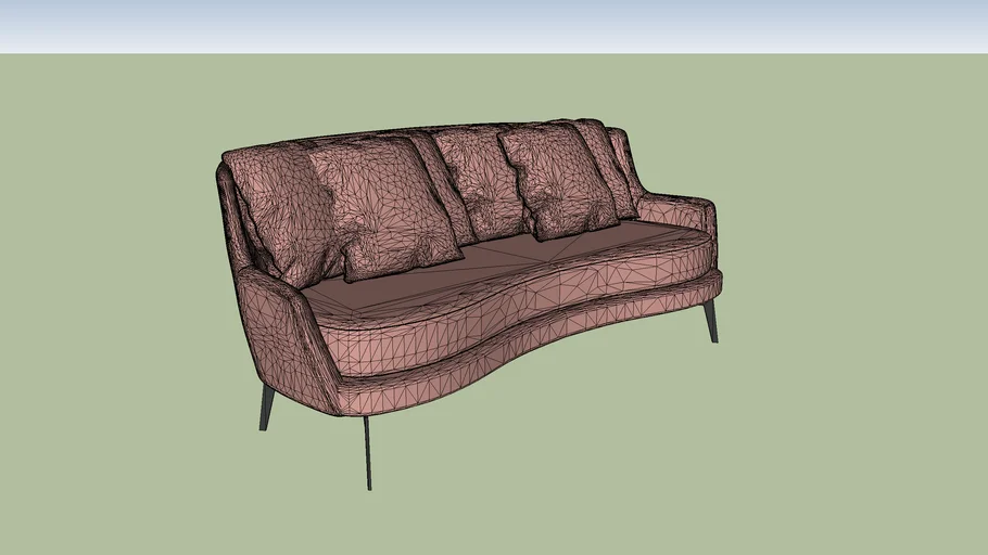 Sofá Compacto 01 | 3D Warehouse