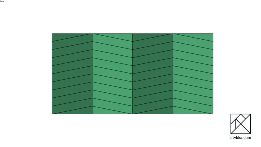 Graphic Panel ( Angled Lines ) | 3D Warehouse