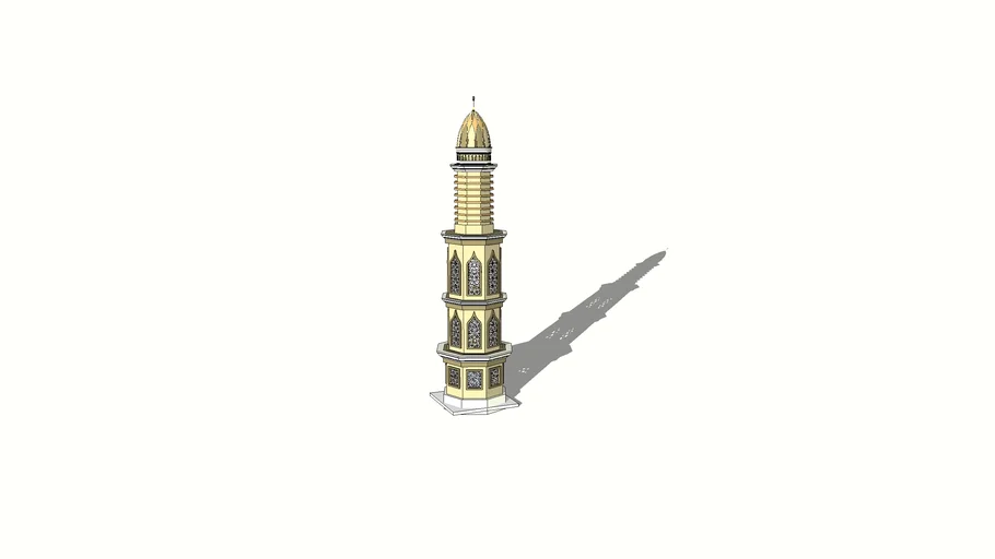 MENARA MASJID KLASIK | 3D Warehouse