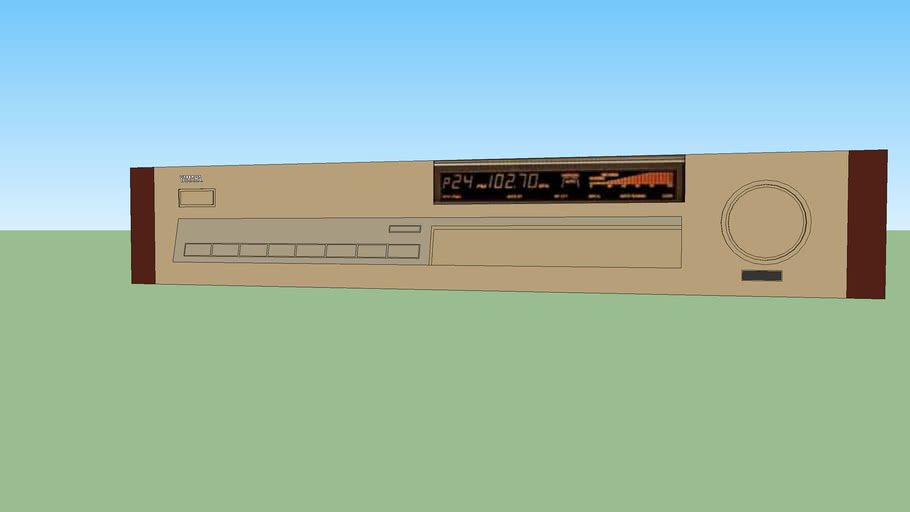 Yamaha (TX-2000) stereo tuner | 3D Warehouse