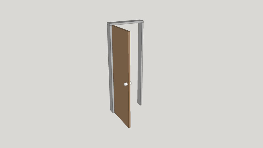 Puerta parametrica - simple | 3D Warehouse