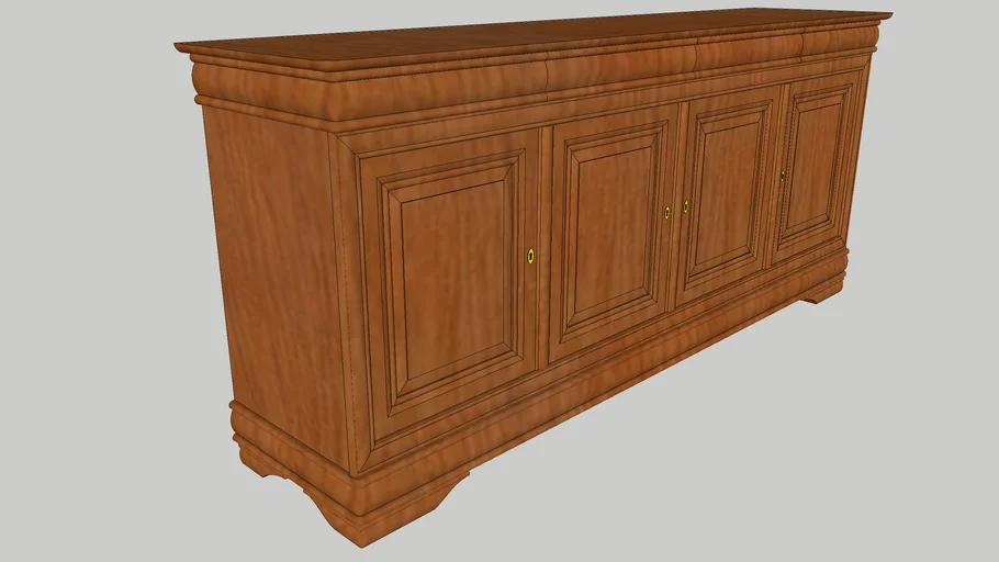 Salon Buffet 4 portes | 3D Warehouse