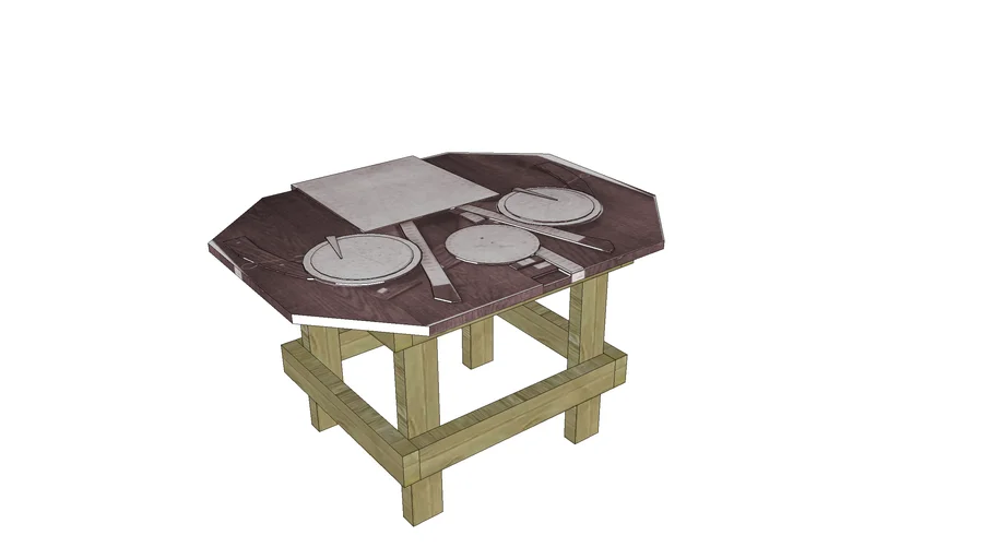 Coast Artillery Spotting Board | 3D Warehouse