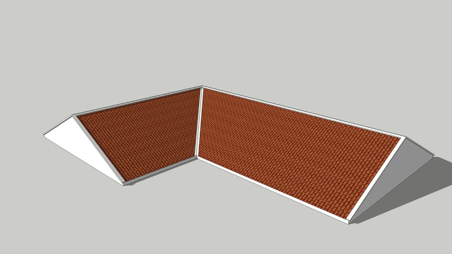 Atap Pelana Shape L | 3D Warehouse