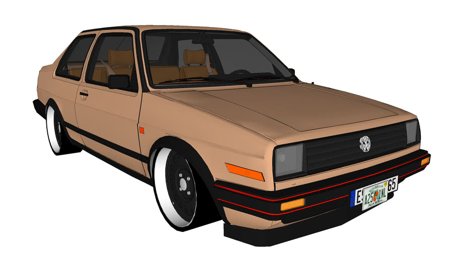 Volkswagen Jetta MK2 Coupe Westmoreland Front | 3D Warehouse