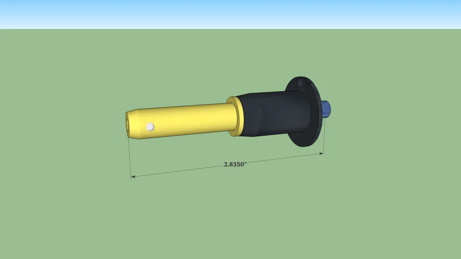 Button Handle Ball Lock Pin | 3D Warehouse