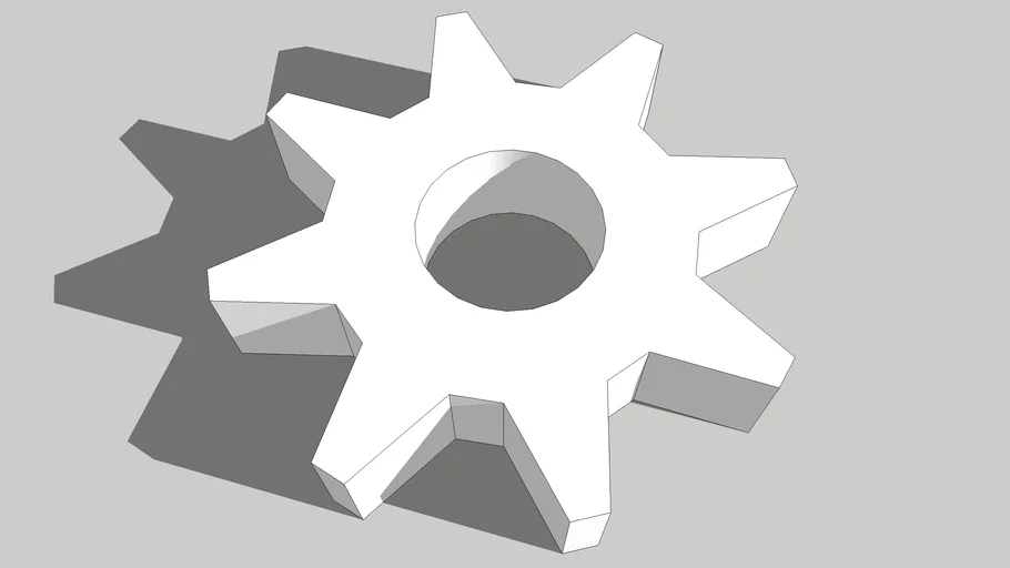 simple gear | 3D Warehouse